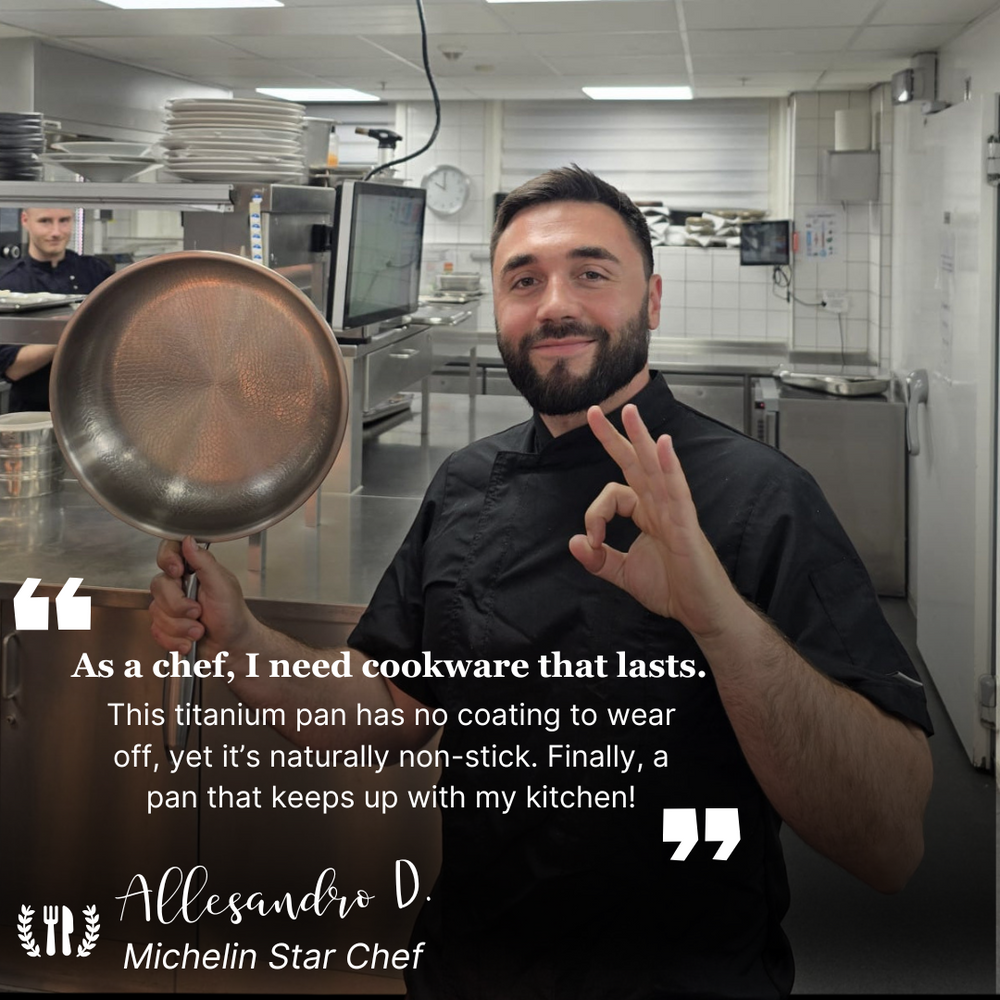 Titanium Hammered Pan Pro
